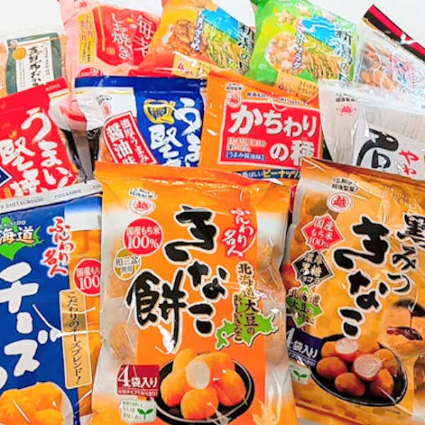 r05-010-094 越後製菓の「米菓詰め合わせセット 合計12点」 米菓 おかき きなこ 柿の種 お菓子: 新潟県小千谷市｜JRE MALLふるさと納税