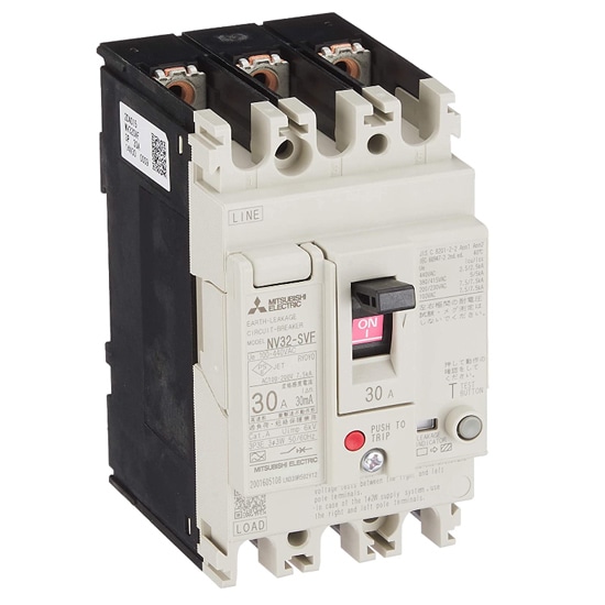 [bn:6]【送料無料】三菱電機 漏電遮断器 Fstyle 高調波・サージ対応形 NV32-SVF 3P 30A 100-440V 30MA: オンラインショッピングエクセラー JRE ...
