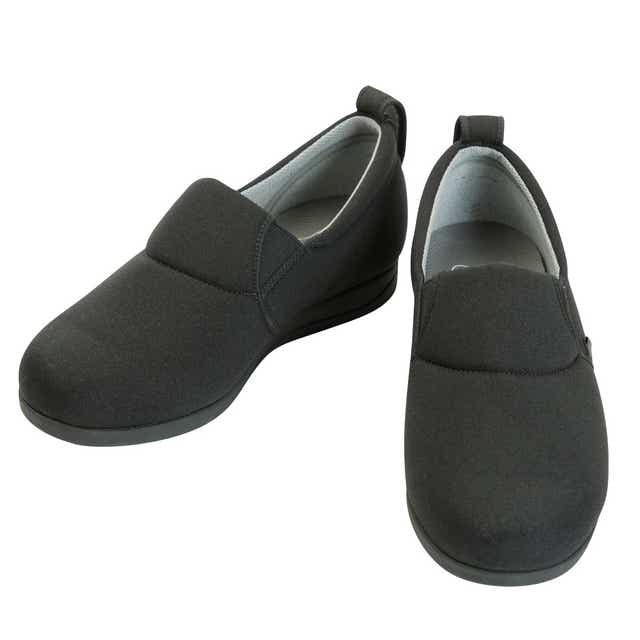 介護シューズ ゆったり簡単スリップオン 3L～5L 両足 3E 施設用（ 介護靴 靴 レディース メンズ スリッポン 3e 室内 軽量 転倒予防 介護用 高齢者 おしゃれ ケアシューズ 施設 ...