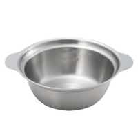 両手鍋 18cm IH対応 どんぶり鍋 日本製 （ ガス火対応 両手なべ 卓上鍋 季節鍋 ステンレス製 小鍋 IH鍋 燕三条 軽い 1人用 2人用 1人鍋 目盛り付き ラーメン鍋 一体型 一枚 ...